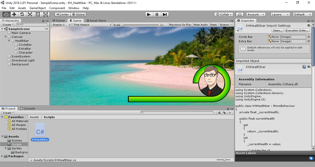 Circular Healthbar in Unity Tutorial - Unity Connect