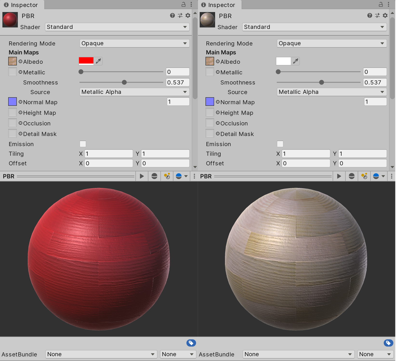 Creating Physically Based Materials 2019 3 Unity Learn