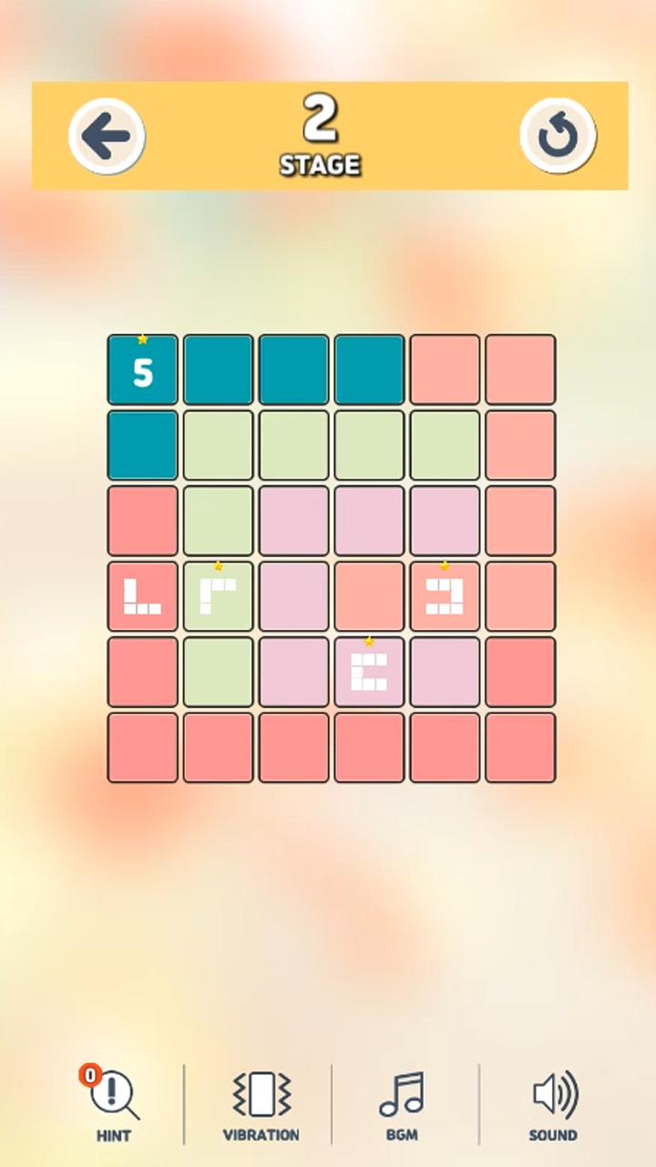  Color Square Puzzle QooApp 