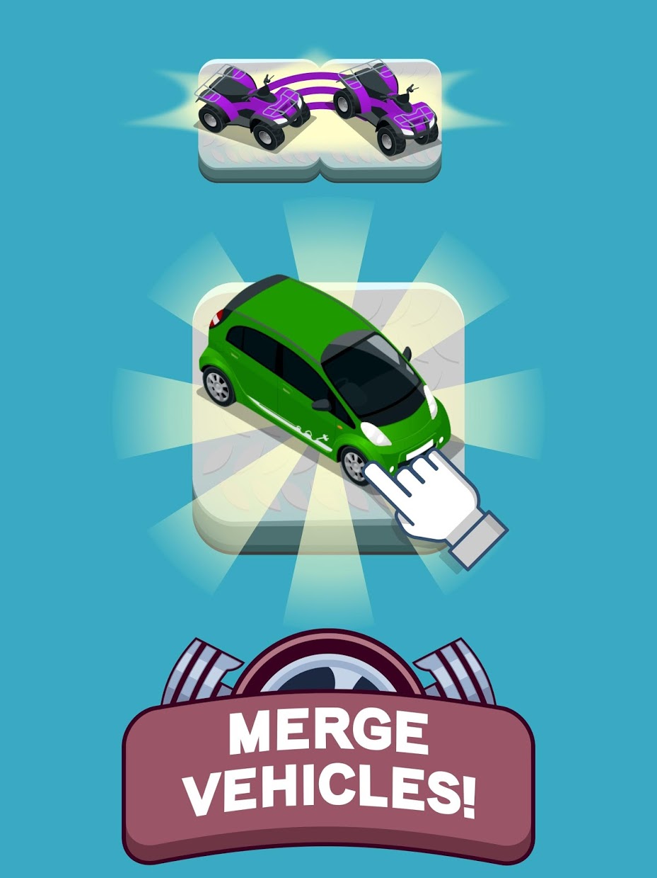 [다운로드] Merge Cars - QooApp 게임스토어
