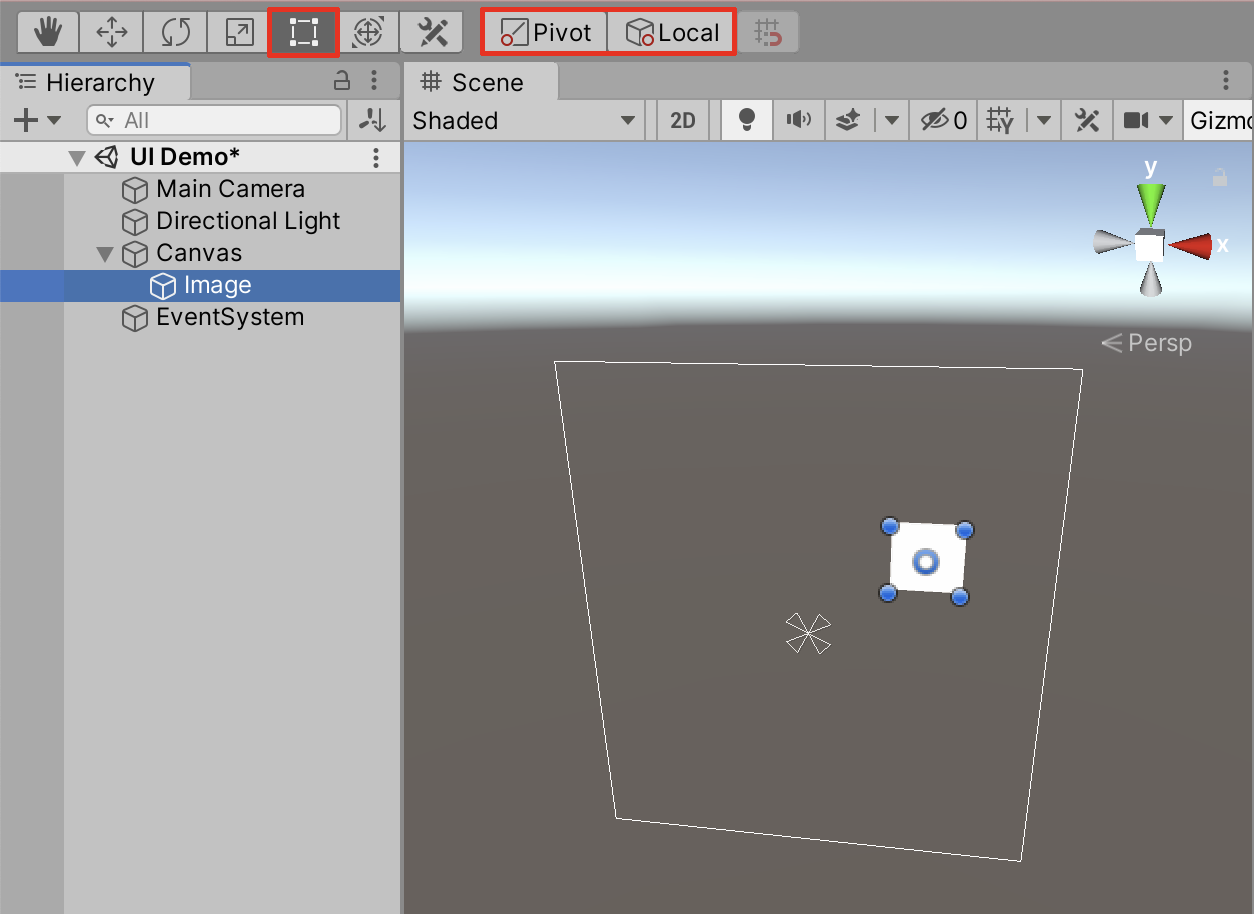 ion Outline Is Not Displayed When UI Canvas And Other UI Objects 