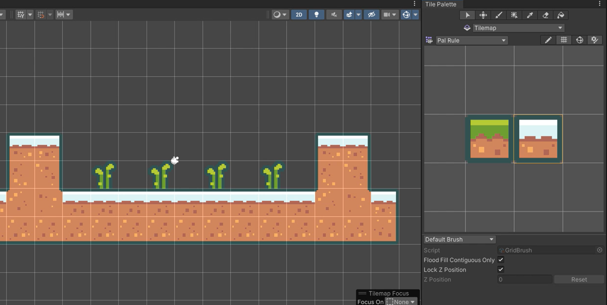 타일 팔레트 - Unity Learn