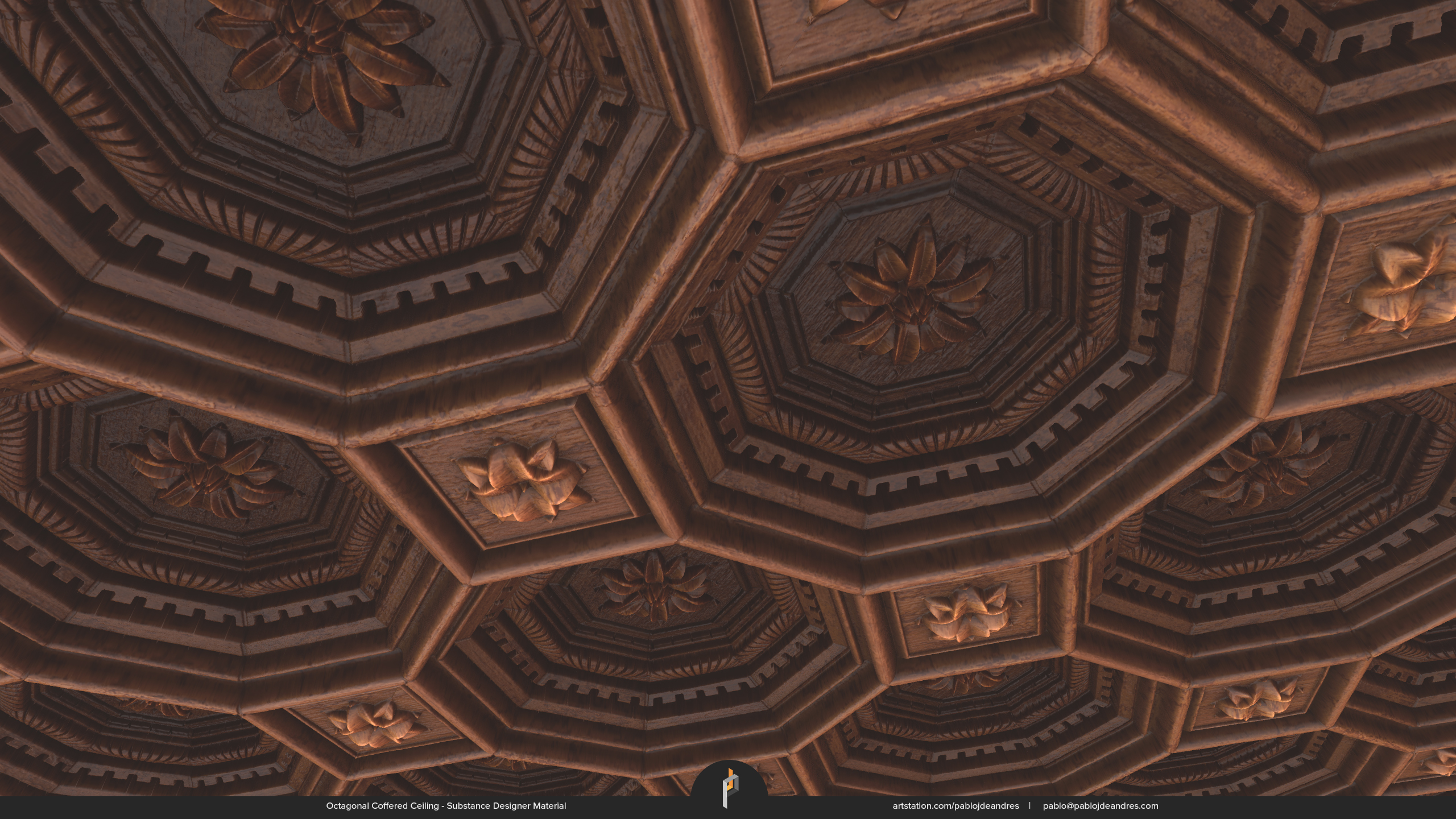 Octagonal Coffered Ceiling - Substance Designer Material - Unity Connect