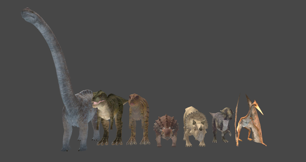 Realistic Dinosaur Pack - Unity Connect