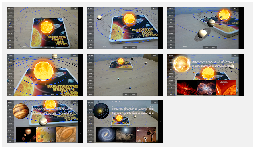 Augmented Reality Solar System