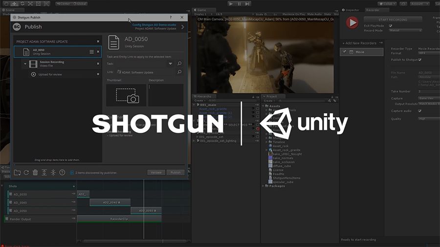 Unity & Autodesk | 2019年初发布全新Shotgun模板 - Unity Connect