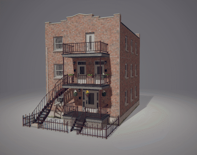 Procedural Montreal House - Houdini Digital Asset - Unity Connect