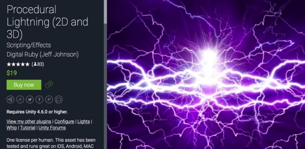 Procedural Lightning (2D and 3D)介绍 - Unity Connect